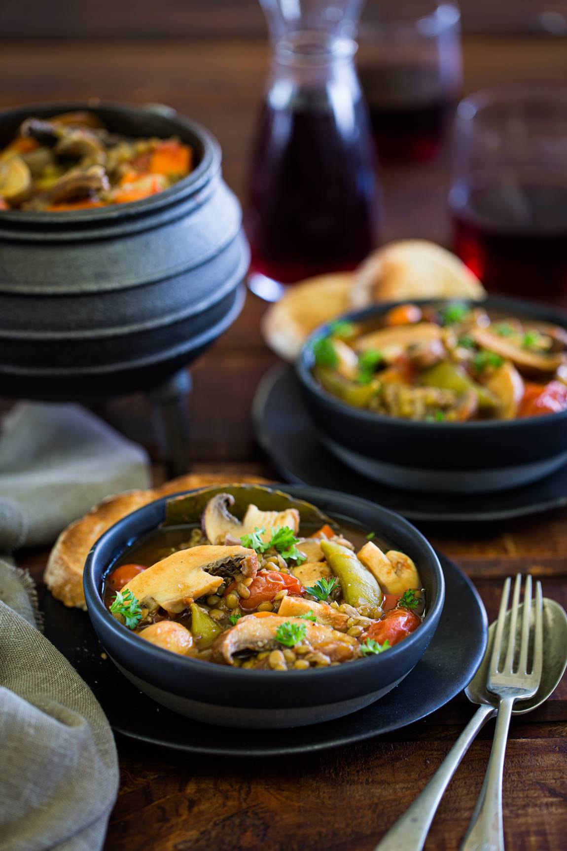 Mushroom & Lentil Potjie Recipe to enjoy this Earth Hour Dinner ...