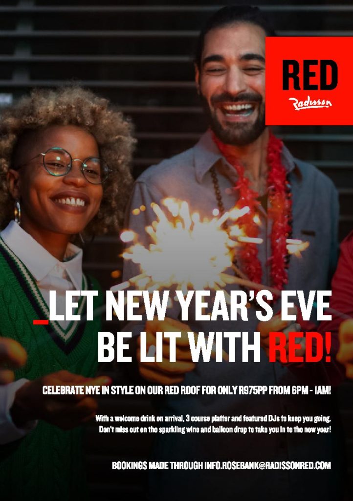 NYE Roof Top Celebration at The Radisson Red Rosebank - Johannesburg ...