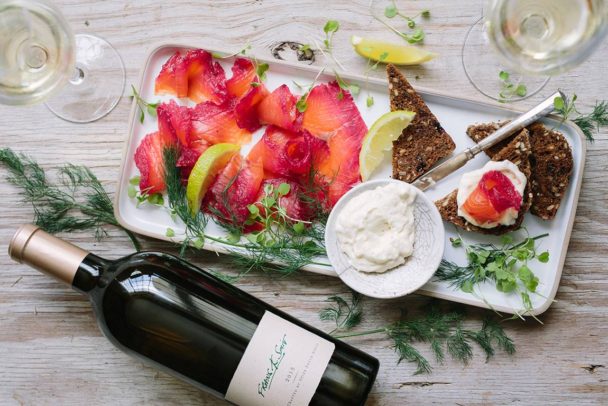 Recipe: Spier Frans K Smit white blend served with Beetroot-cured ...
