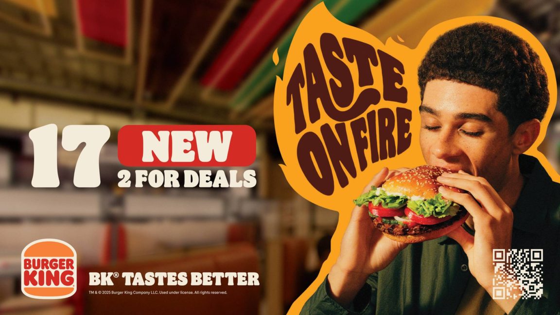 Taste on Fire: Burger King® Unveils 17 New 2-for-1 Deals starting at R110