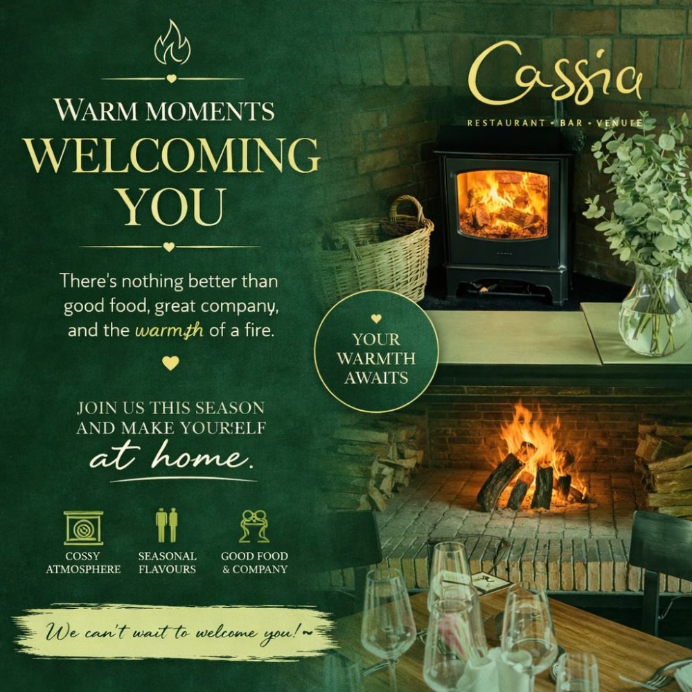 The Secret to Cassia Restaurant’s Atmosphere? A Fireplace That Does ...