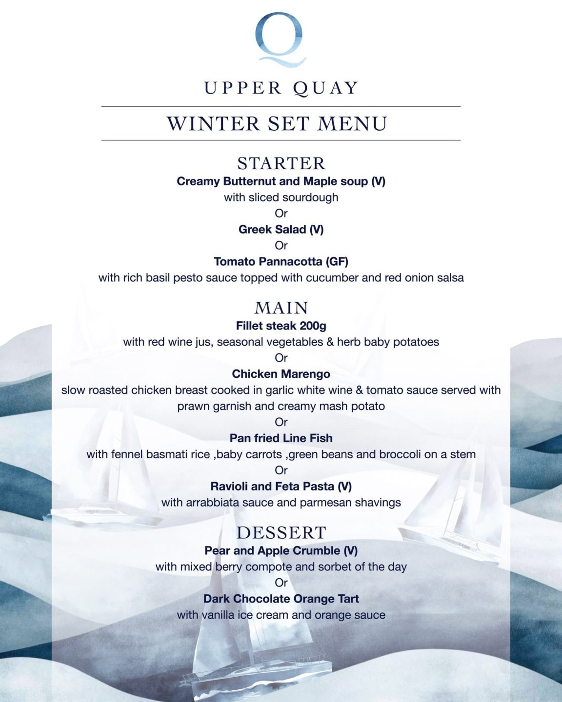 New Set Menu Specials: A Cure for Cape Town Chills at Upper Quay in the ...