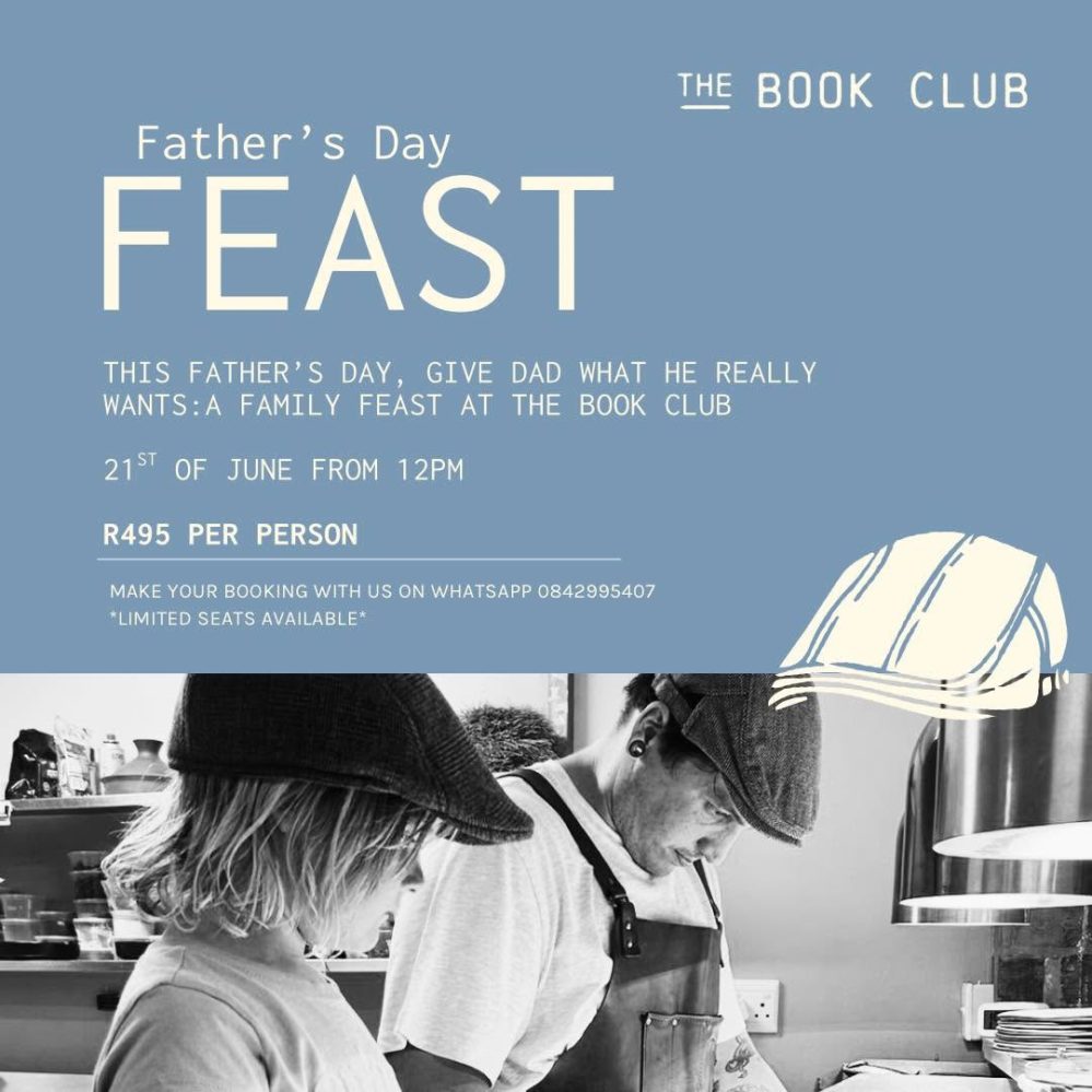 The Book Club Restaurant is serving the Father's Day Feast every Dad ...