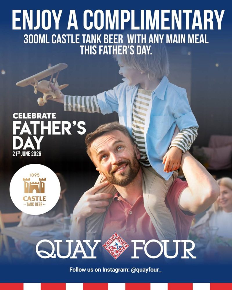 A complimentary Beer with every Main Meal bring Father’s Day Cheer to ...