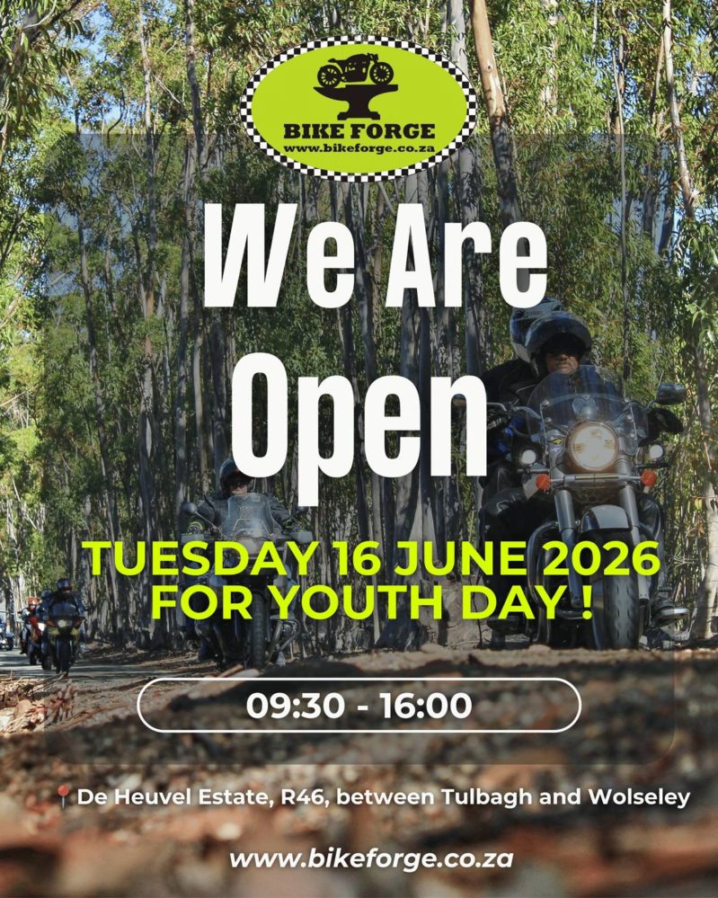 Bike Forge is open for Youth Day in Tulbagh