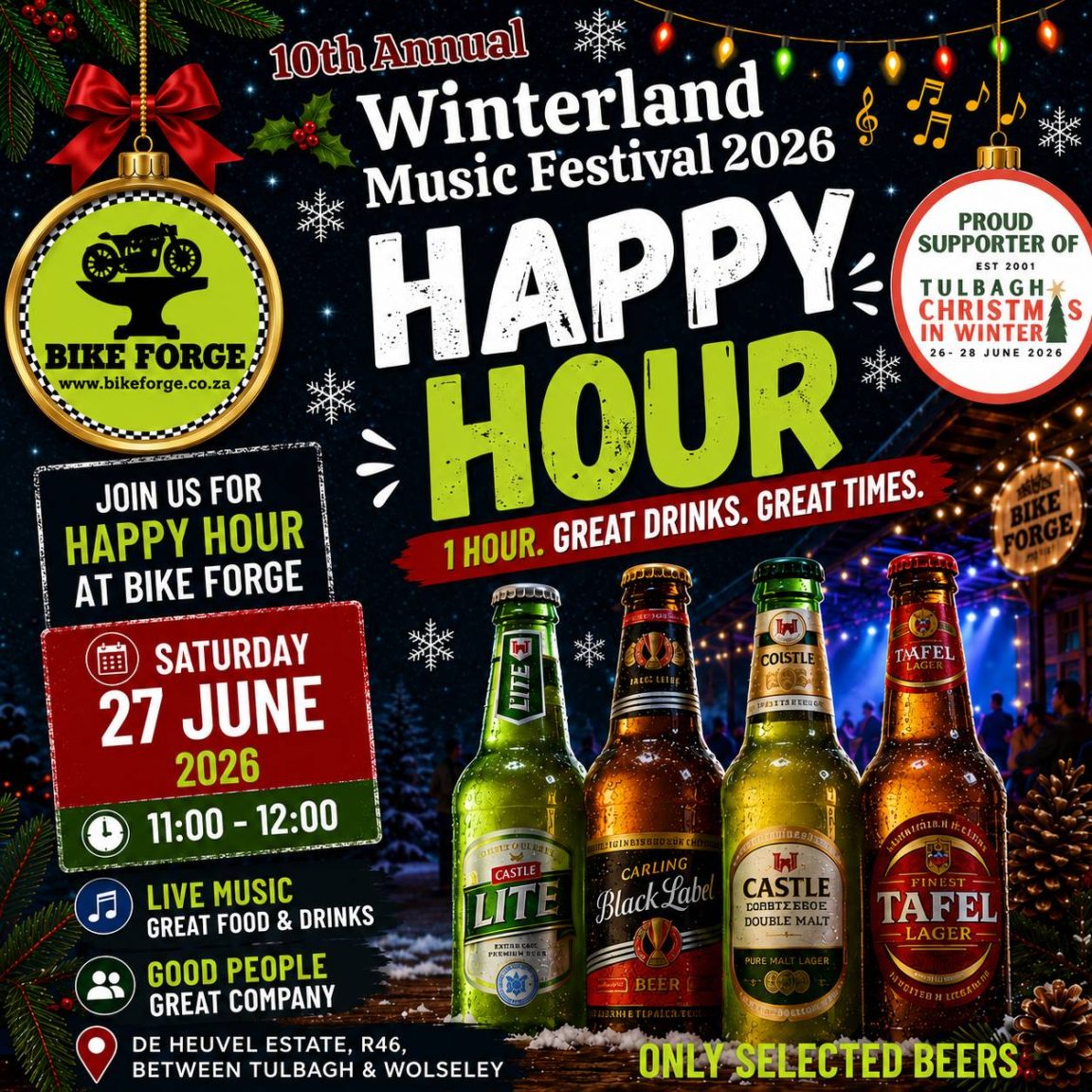 The Bike Forge kicks off Winterland Music Festival with a Happy Hour ...